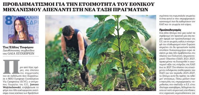 Άρθρο της Έλλης Τσιφόρου σχετικά με το μέλλον της ελληνικής ...